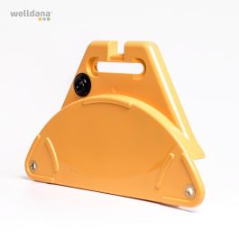 Side panel +grommet 2x2 orange