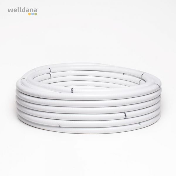 PVC Super flex hose, 25 mm 25mtr. rll. white.